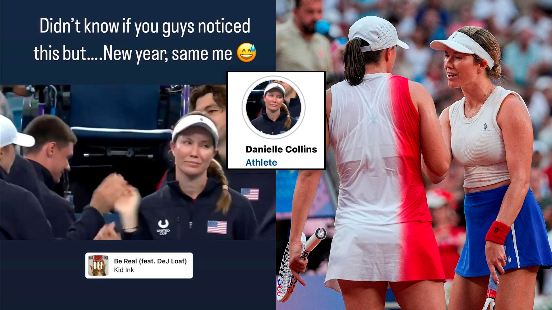Pourquoi Danielle Collins a-t-elle changé sa photo de profil Instagram ...